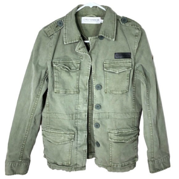 Gypsy Warrior | Jackets & Coats | Gypsy Warrior Olive Green Military ...